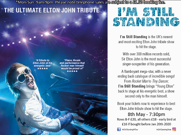 NAC with Soul Street Productions presents Ultimate Elton John Tribute ...