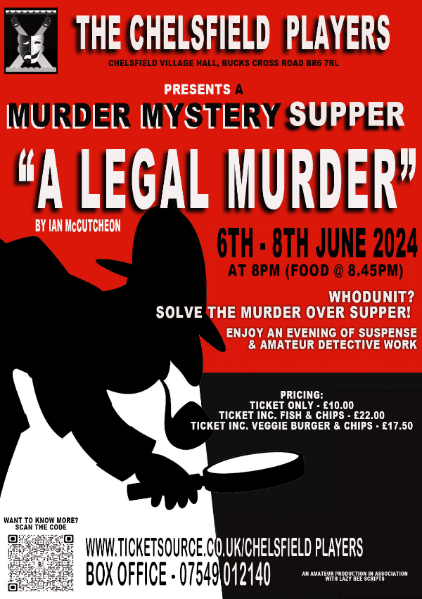 A Legal Murder by Ian McCutcheon at The Village Hall Chelsfield event ...