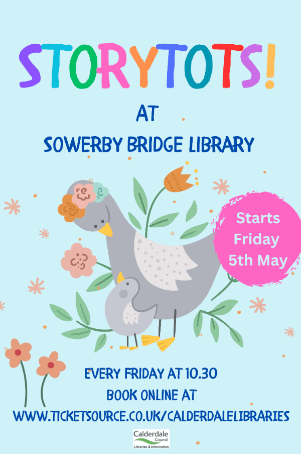 Storytots at Sowerby Bridge Library at Sowerby Bridge Library event ...