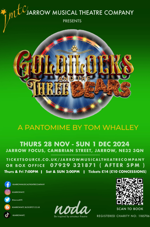 Goldilocks and the Three Bears at Jarrow Focus Theatre event tickets ...