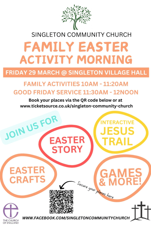 Easter Family Activity Morning at Singleton Village Hall event tickets ...