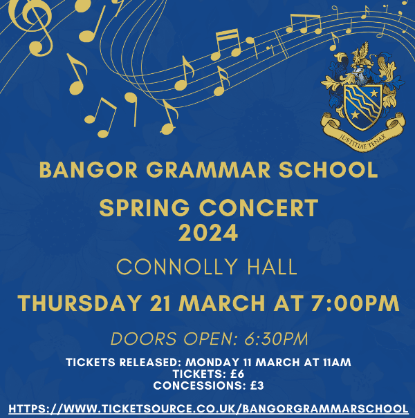Bangor Grammar School Spring Concert at Bangor Grammar School Connolly ...