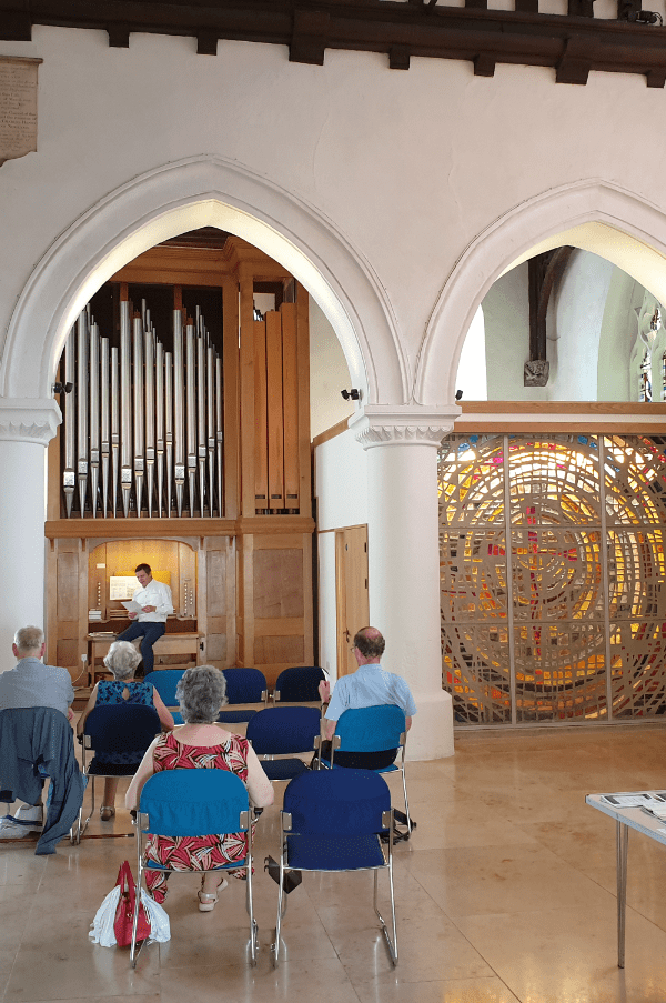 Lunchtime recital at St Mary's, Quarry Street, Guildford by Stephen ...
