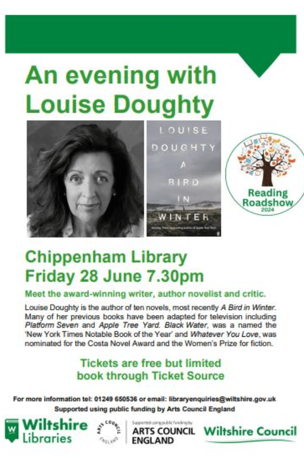 An evening with Louise Doughty at Chippenham Library event tickets from ...
