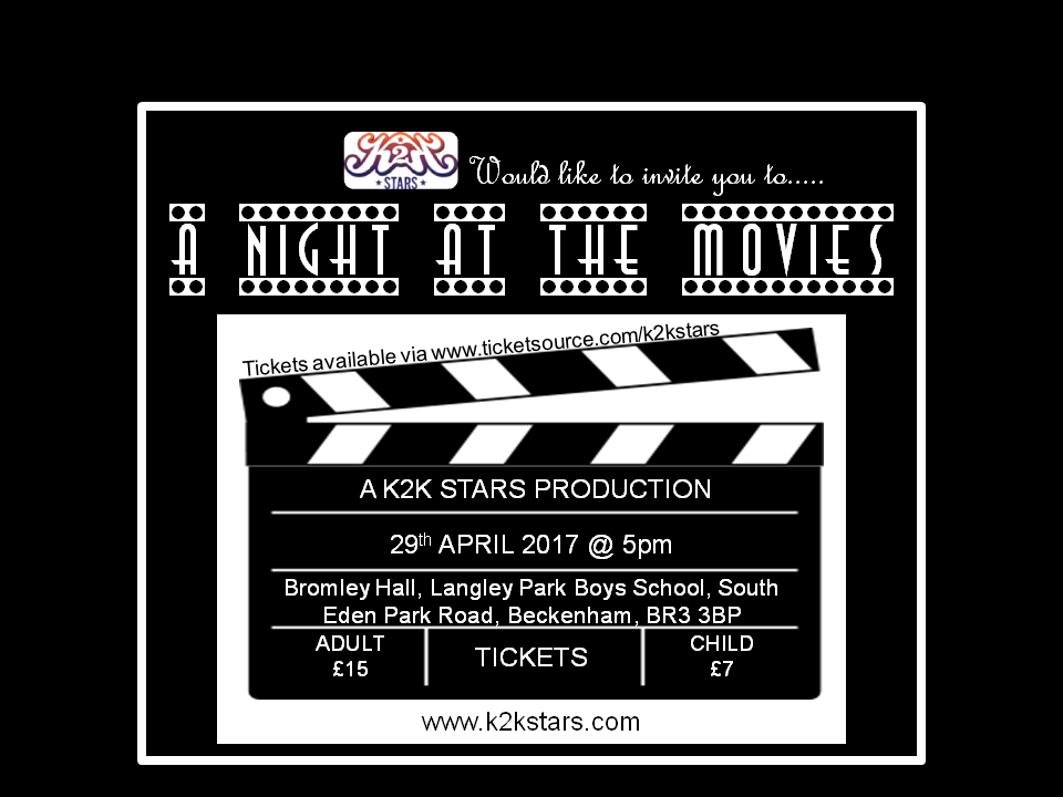 K2K Stars - A Night At The Movies at Langley Park Centre for the ...