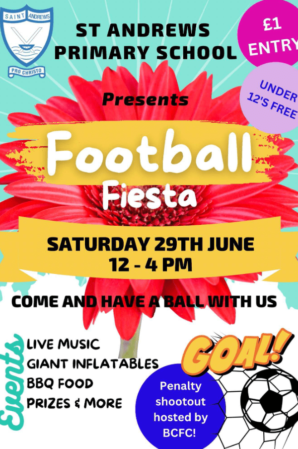 Football Fiesta at St Andrew's RC Primary School event tickets from ...