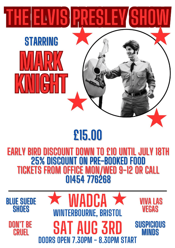 The Elvis Presley Show - SOLD OUT at Winterbourne & District Community ...