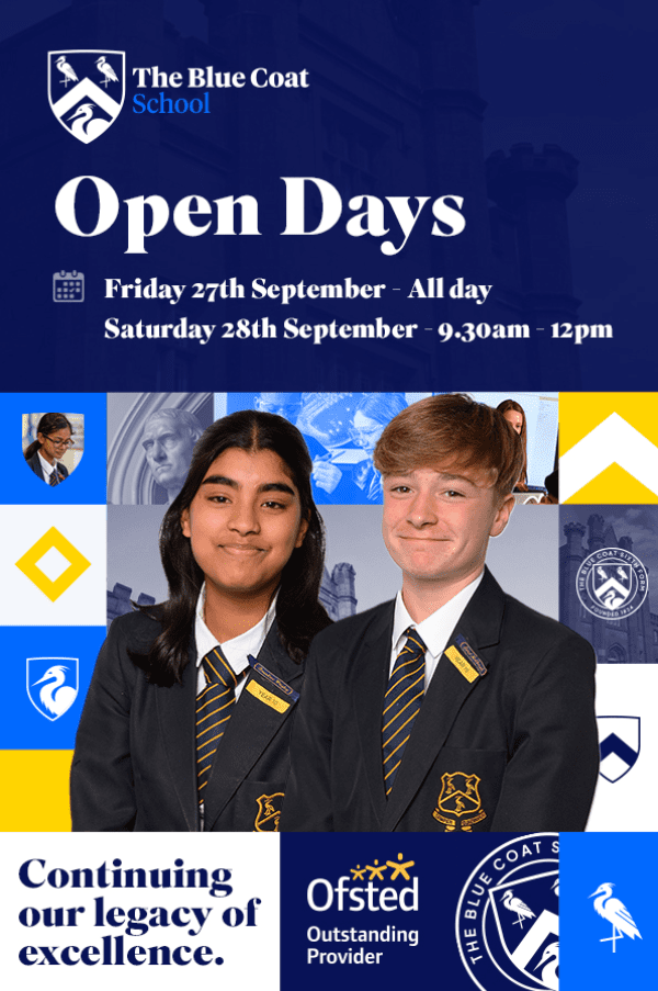 The Blue Coat School Oldham Open Day at The Blue Coat School Oldham ...
