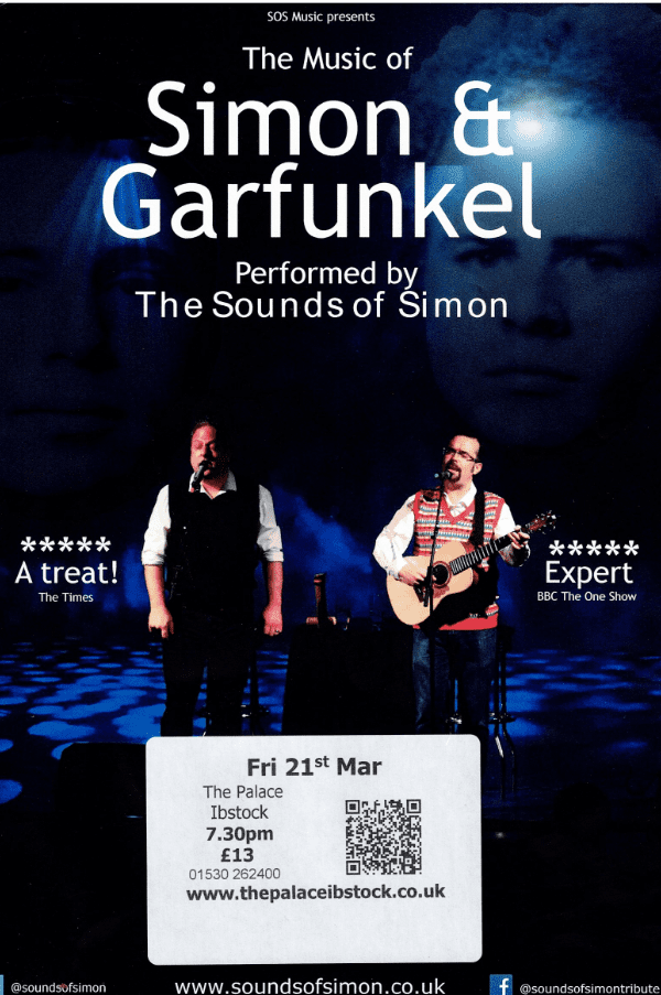 The Sounds of Simon at The Palace Community Centre event tickets from ...