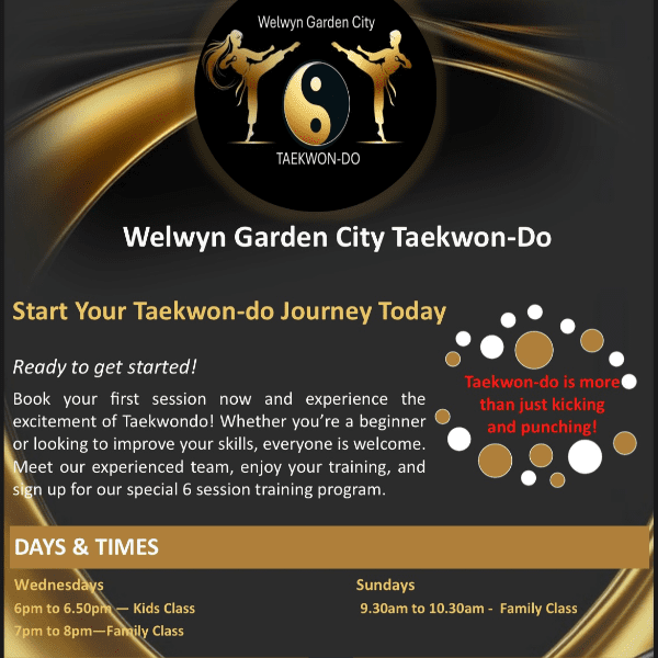 Welwyn Garden City Taekwon-Do at Applecroft School event tickets from ...