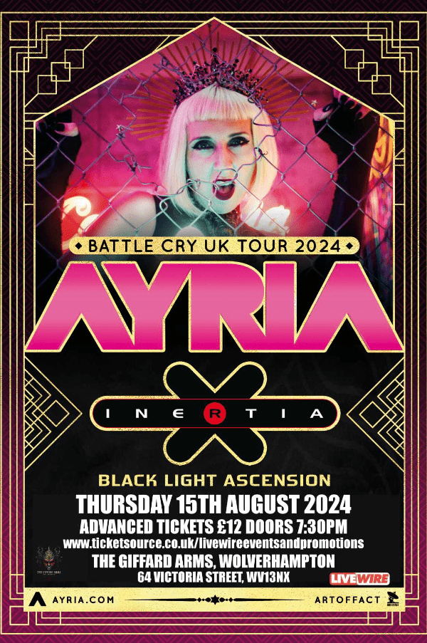 LiveWire presents Ayria with Inertia at The Giffard Arms event tickets ...