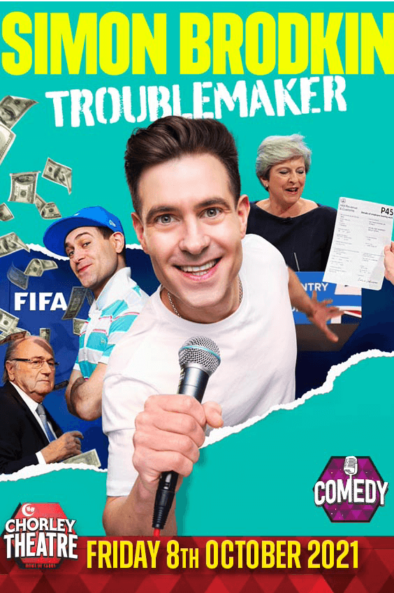 Simon Brodkin: Troublemaker at Chorley Theatre event tickets from ...