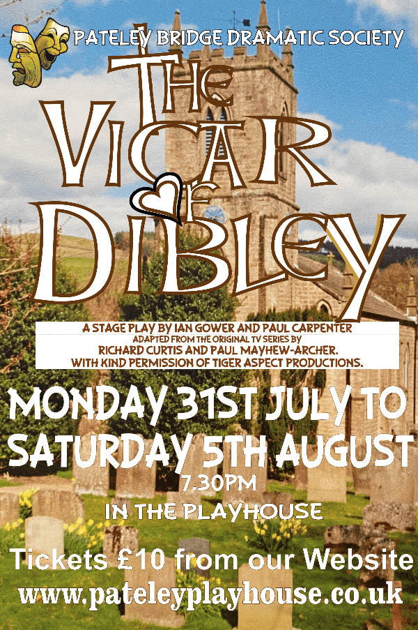 Vicar of Dibley at Pateley Bridge Playhouse event tickets from TicketSource