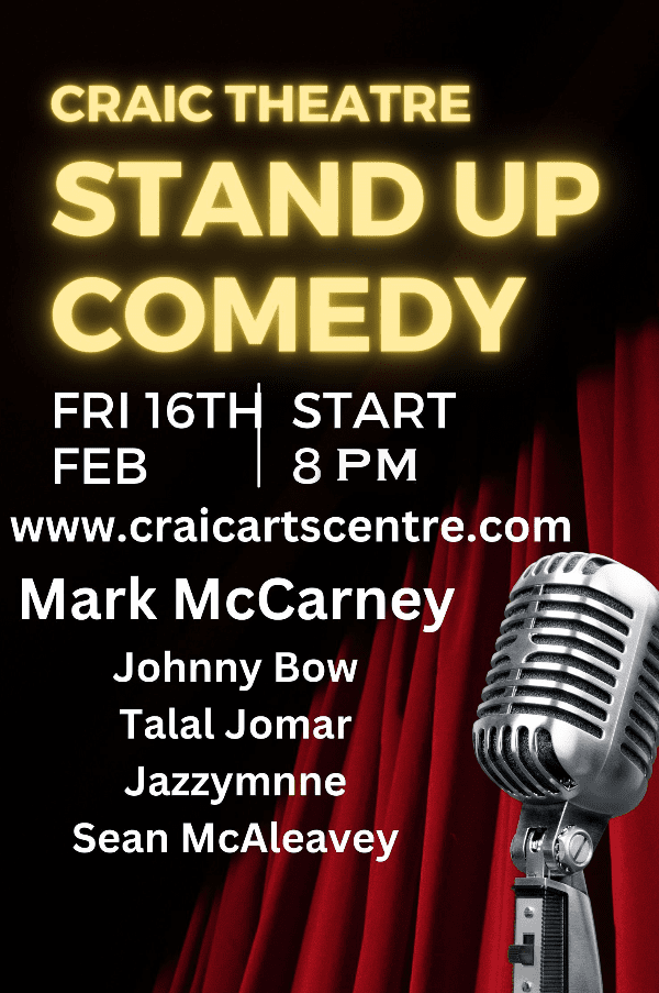 Mark McCarney Craic Comedy Club at Craic Theatre & Arts Centre event ...