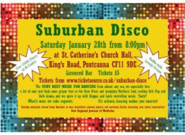 Suburban Disco - 100 Nights of Fun at St Catherine's Church Hall event ...