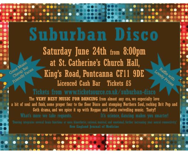 Suburban Disco - The Best? at St Catherine's Church Hall event tickets ...