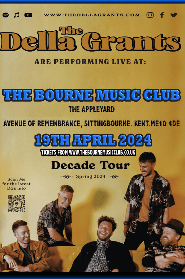 THE DELLA GRANTS LIVE AT THE BOURNE MUSIC CLUB at The Appleyard event ...