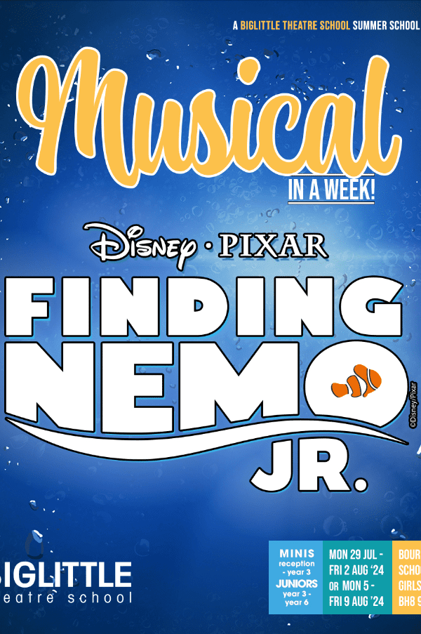 Disney's Finding Nemo Jr. JUNIORS week 2 at Bournemouth School for ...