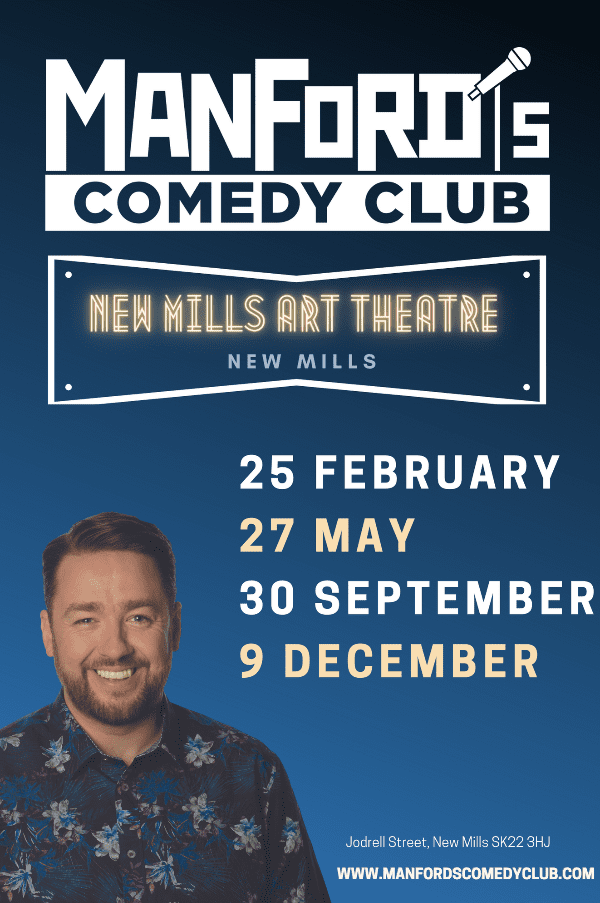 Manford's Comedy Club at New Mills Art Theatre event tickets from ...