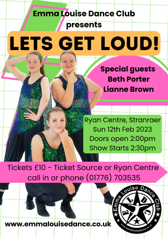 Emma Louise Dance Club presents Lets Get Loud! at Ryan Centre event ...