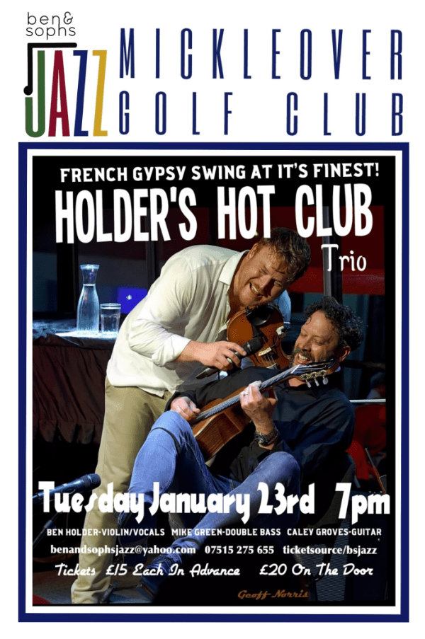 Ben & Soph's Jazz @ Mickleover Golf Club, Derby - JANUARY 2024 at ...