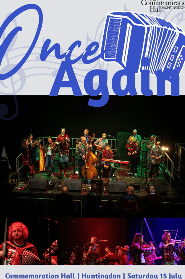 Once Again at Huntingdon Commemoration Hall event tickets from TicketSource