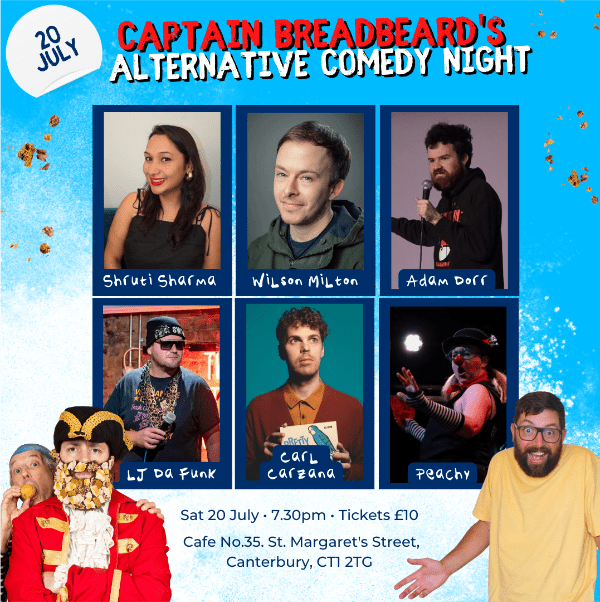 Captain Breadbeard's Alternative Comedy Night at No.35 Restaurant event ...