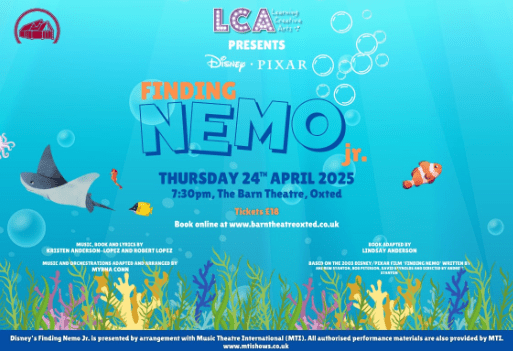 Finding Nemo JNR The Musical - LCA Musical Theatre Juniors at Barn ...