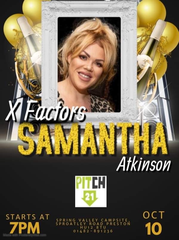 YOUR SATURDAY NIGHT ENTERTAINMENT - X FACTORS SAMANTHA ATKINSON at ...