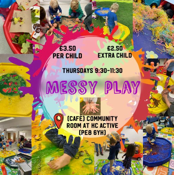 Messy Play (Kings Cliffe) @ KCA at KC Active - Community Room (Cafe ...