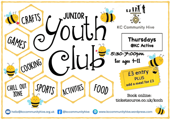 Junior Youth Club at KC Active - Community Room (Cafe) event tickets ...