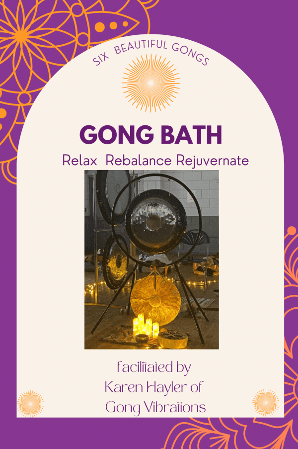 Gong Bath by Gong Vibrations at The Beach Studio, Natural Fitness and ...