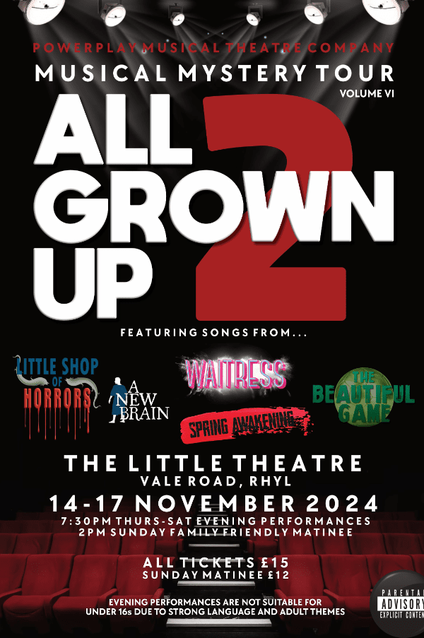 A Musical Mystery Tour.... All Grown Up 2 at Rhyl Little Theatre event ...