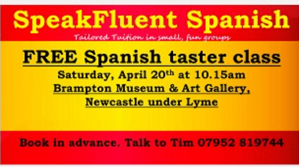 Spanish Taster class at Brampton Museum event tickets from TicketSource