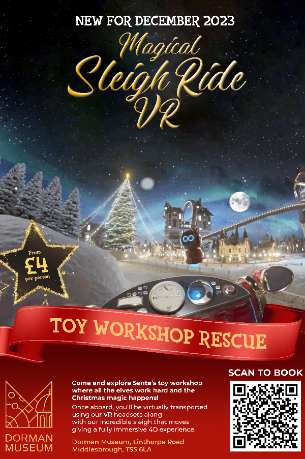 Magical Sleigh Ride VR at Dorman Museum event tickets from TicketSource