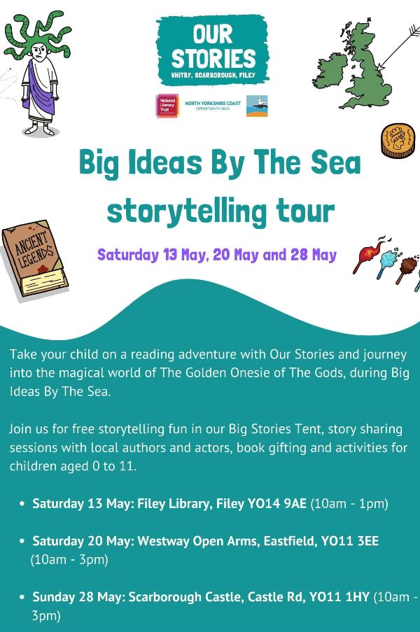 Our Stories and Big Ideas By The Sea Storytelling Tour at Filey Library ...