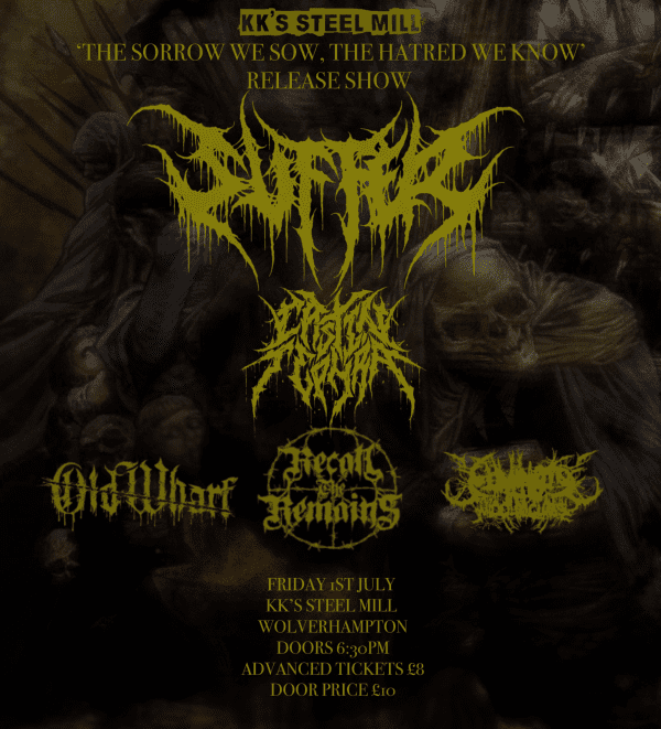 Suffer - Album Release Show at KK's Steel Mill event tickets from ...