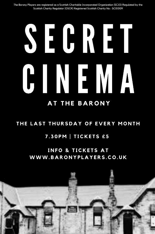 Secret Cinema at the Barony at The Barony Theatre event tickets from ...