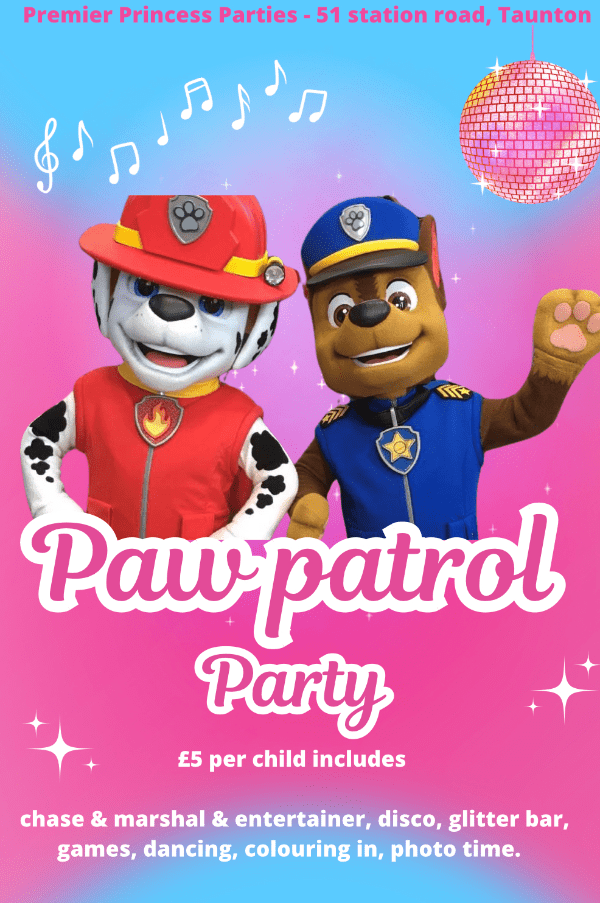 Paw patrol Pop up party at Premier princess parties event tickets from ...