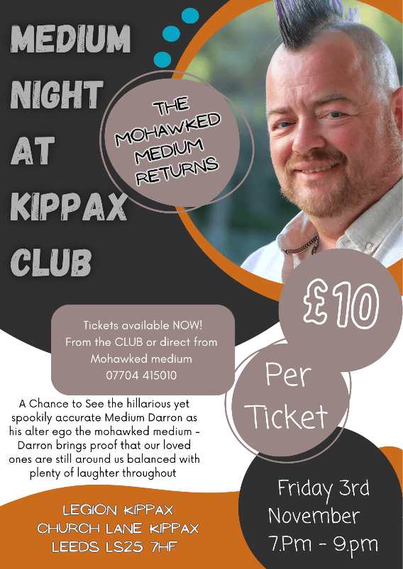 Medium night at Kippax club at Kippax legion event tickets from ...