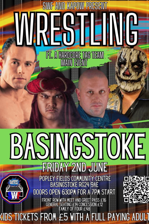 Wrestling LIVE in Basingstoke at Popley Fields Community Centre event ...
