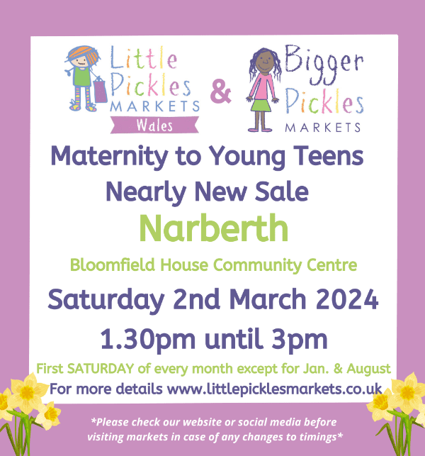 Narberth's Little Pickles & BIGGER Pickles COMBINED Market - Maternity ...