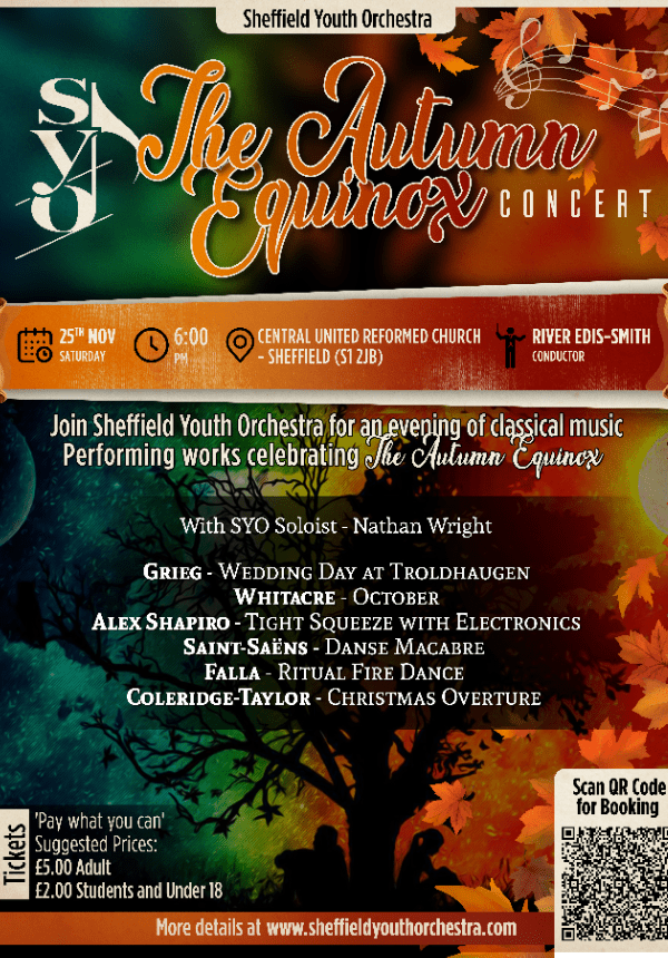 Sheffield Youth Orchestra - The Autumn Equinox Concert at Central ...