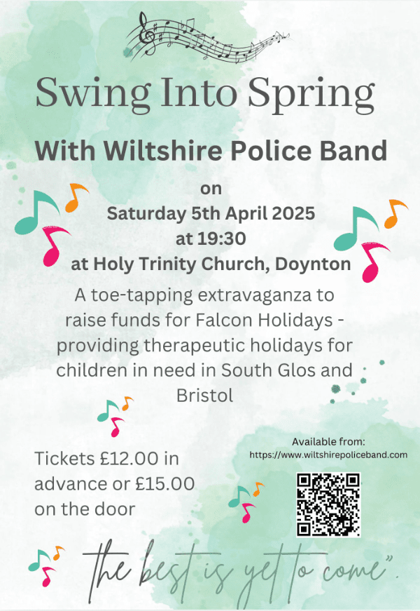 SPRING CONCERT Wiltshire Police Band at Holy Trinity Church, Doynton ...
