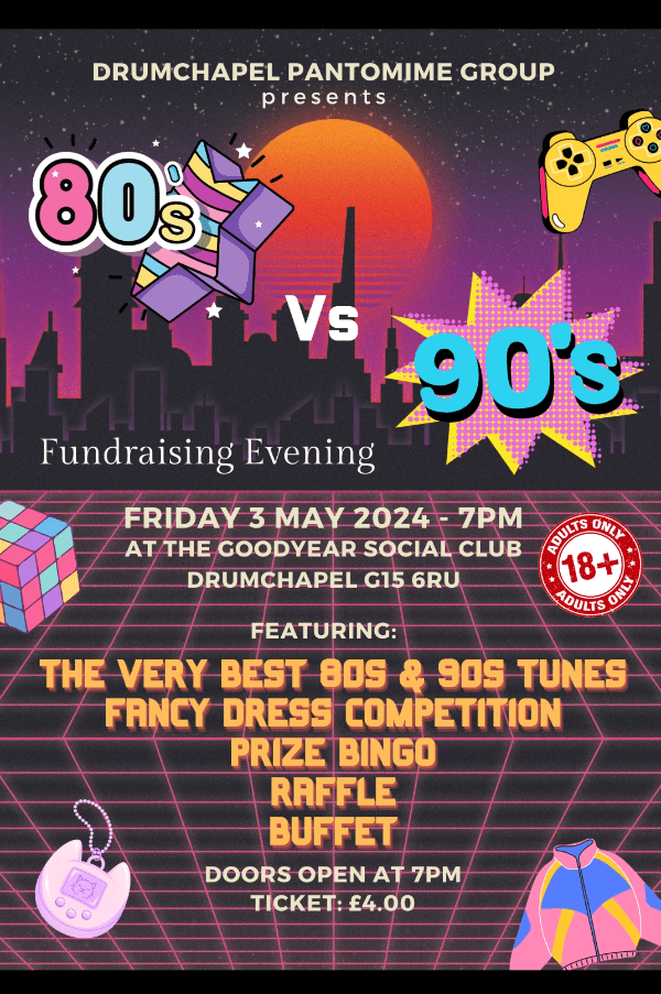 80s vs 90s Fundraising Night at Goodyear Social Club event tickets from ...