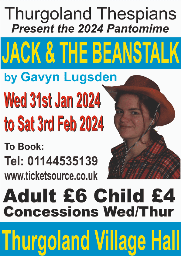 Jack & The Beanstalk at Thurgoland Village Hall event tickets from ...