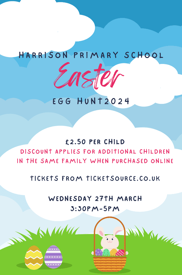 Harrison Primary School's Egg-cellent Easter Egg Hunt at Harrison ...