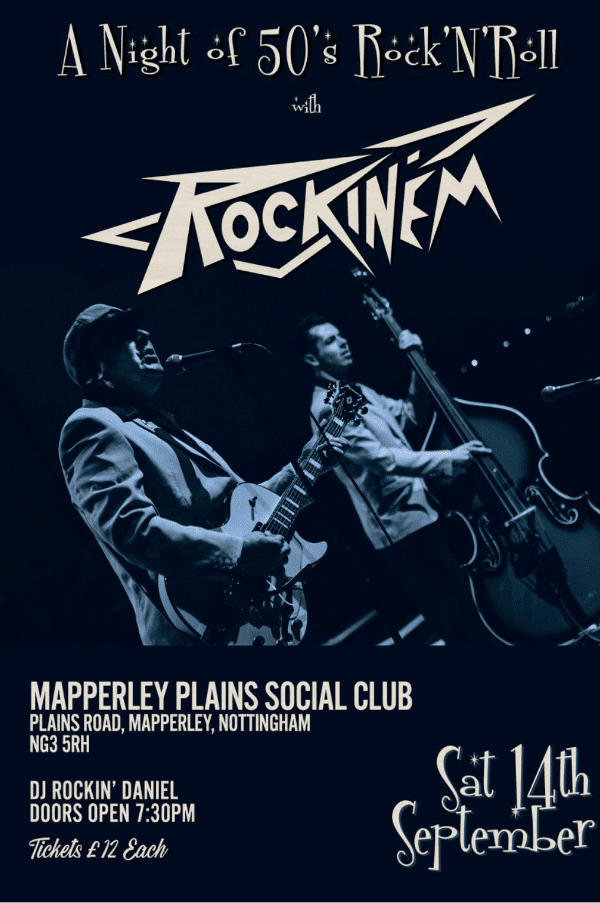 1950s Rock N Roll Evening at Mapperley Plains Social Club event tickets ...