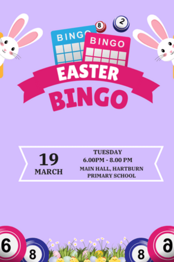 Bunny Bingo at Hartburn Primary School event tickets from TicketSource