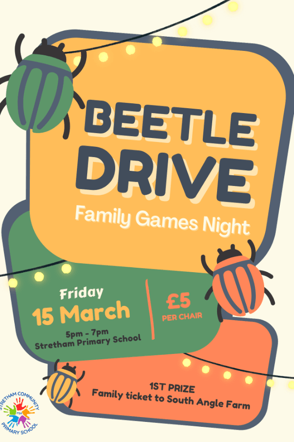 Beetle Drive - Family Games Night at Stretham Community Primary School ...